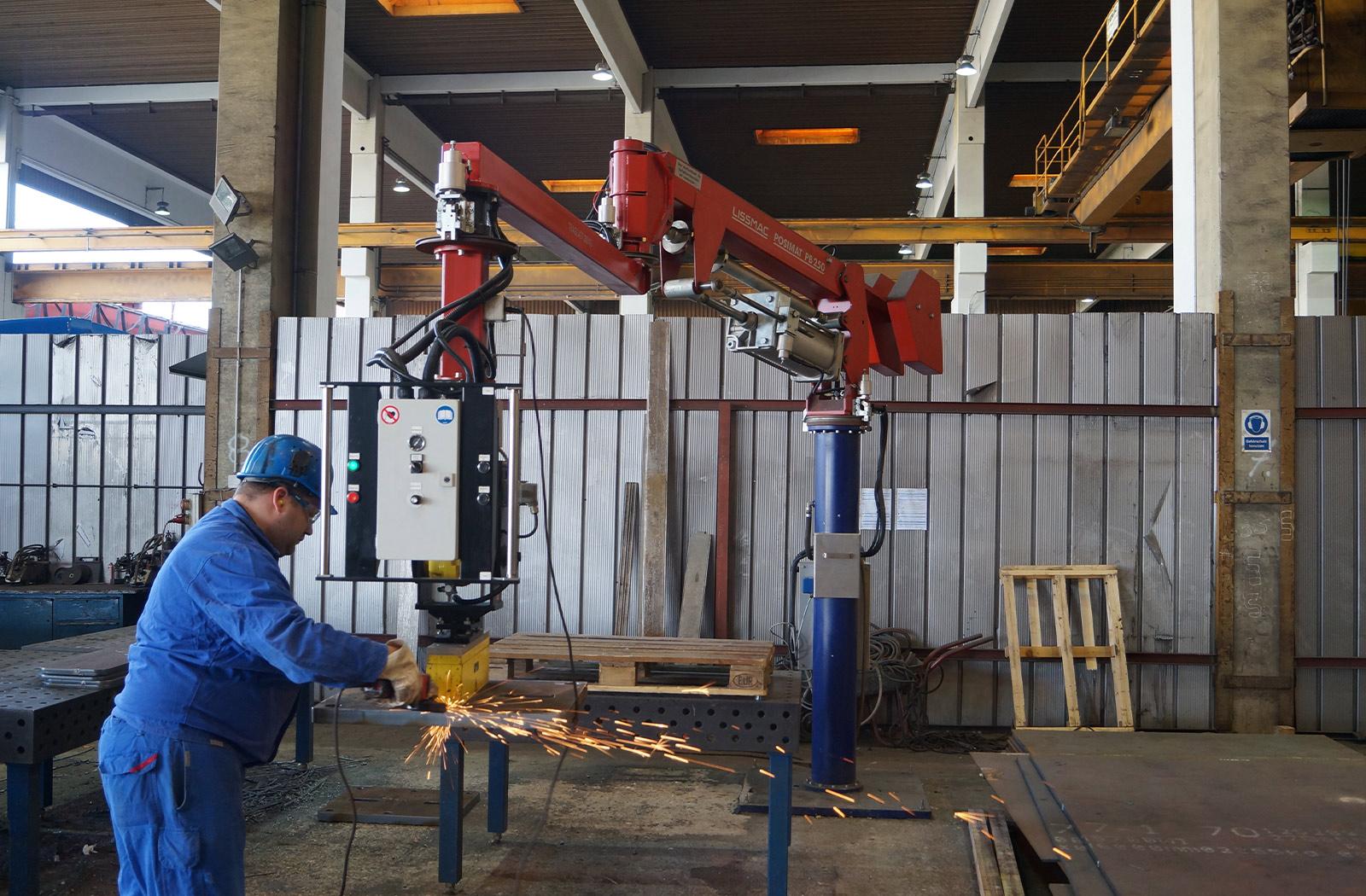 Steel plate handling