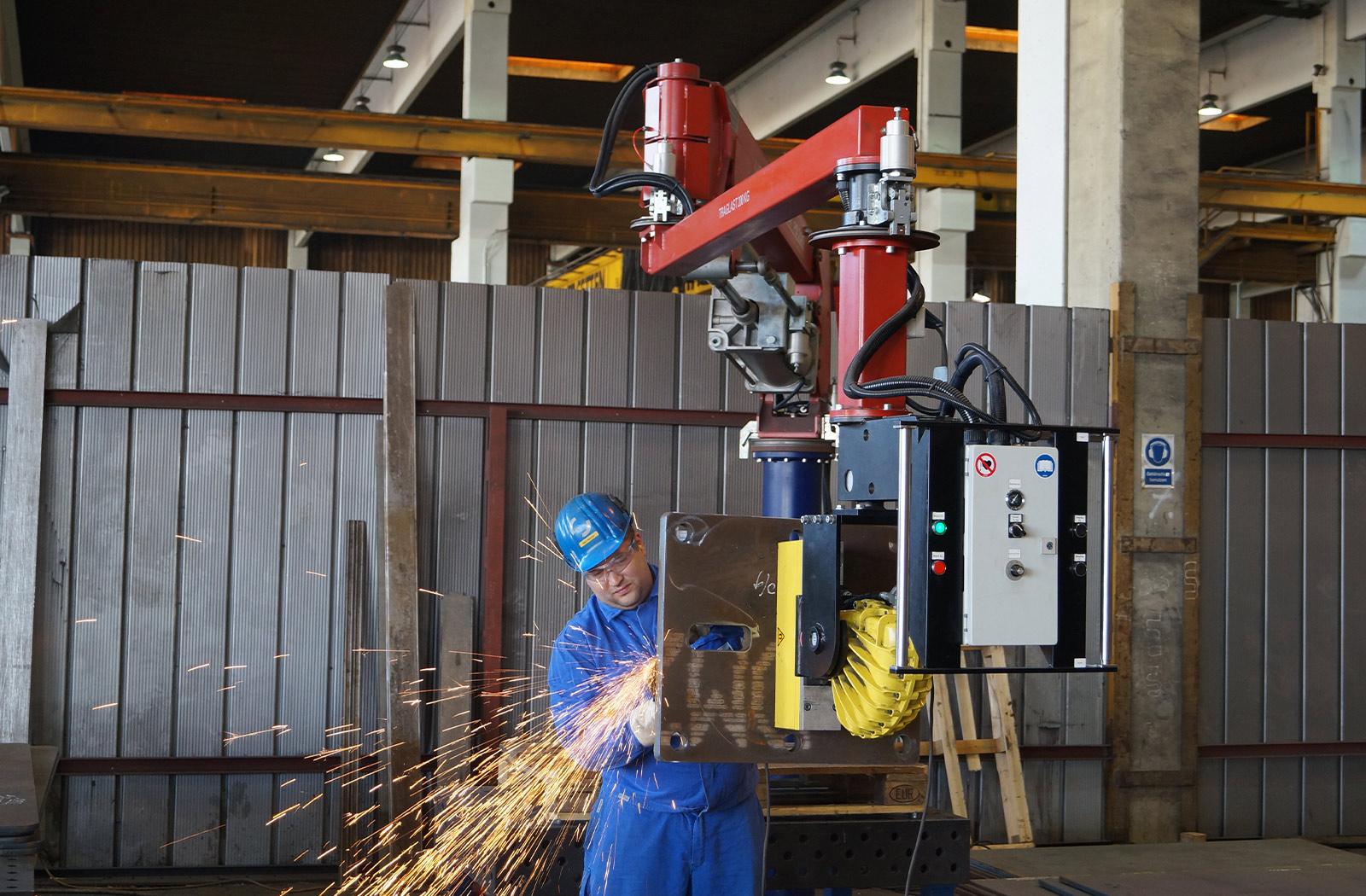 Steel plate handling