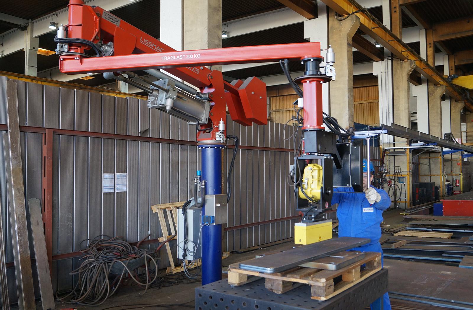 Steel plate handling