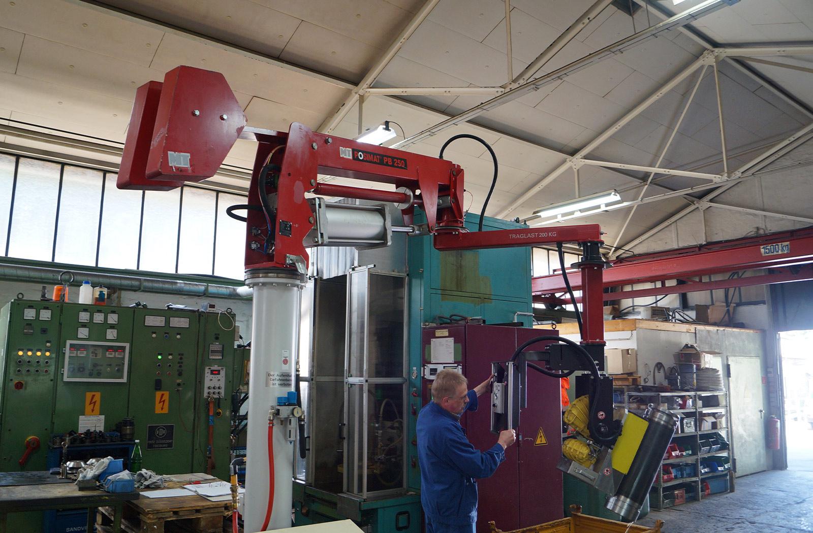 Handling of axles/cylinder