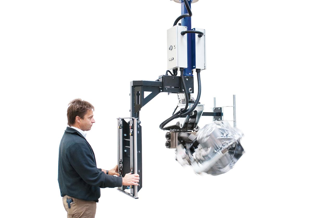 PB 80 - Compensadores neumáticos guiados manualmente para pesos de ...