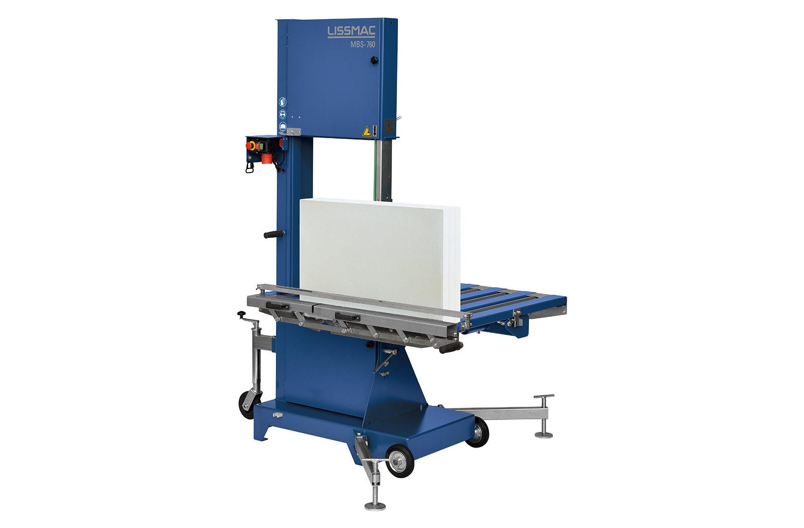 Masonry bandsaw for aerated concrete, bricks and blocks