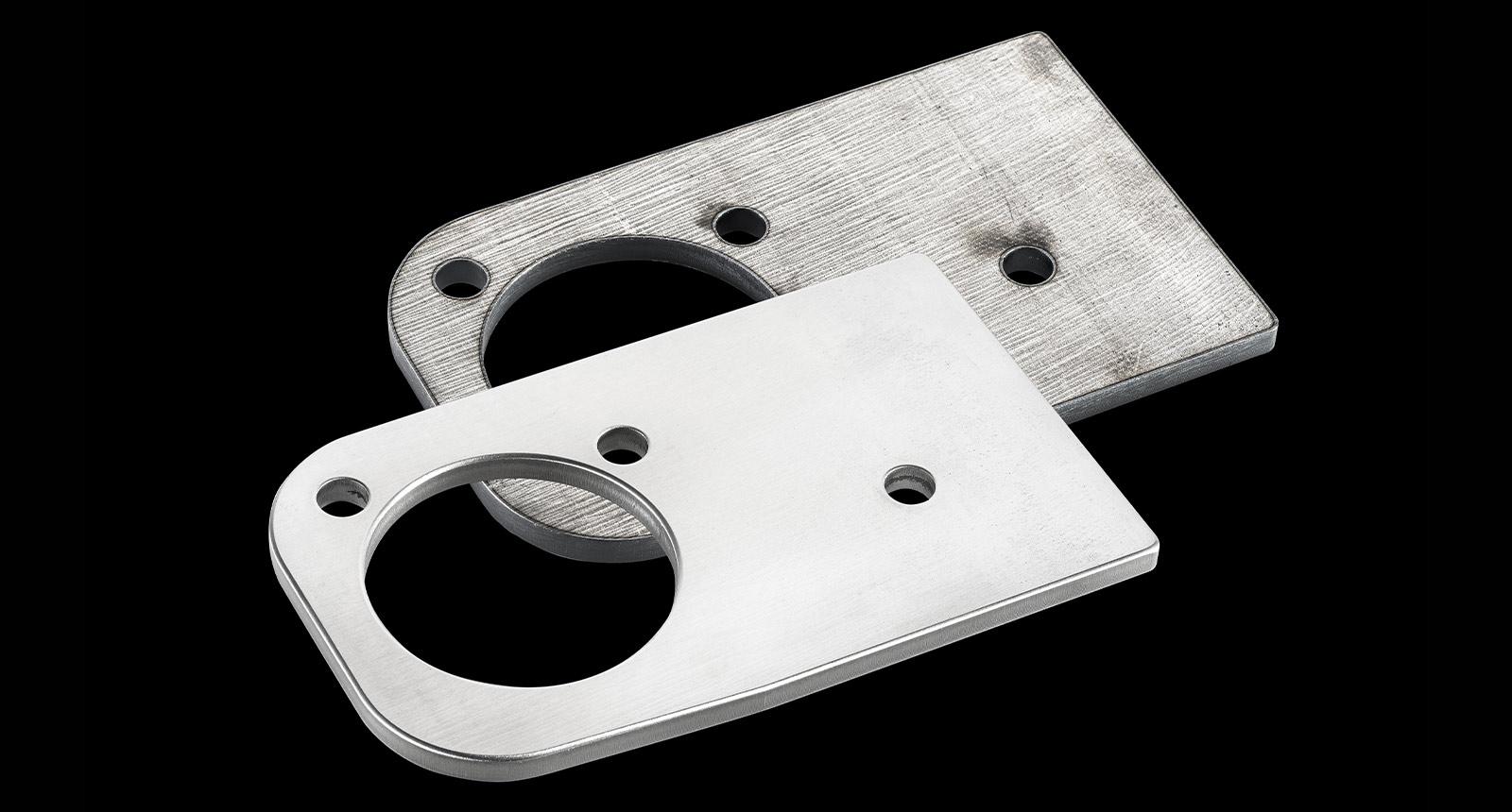 Edge rounding up to radius 2 mm radius