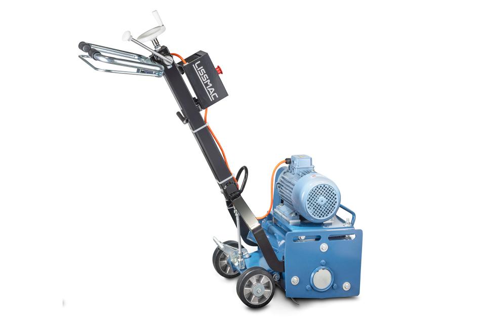 Floor milling machine for medium sized surfaces