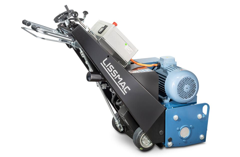 Floor milling machine for medium sized surfaces