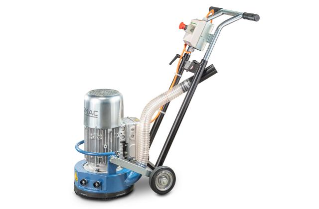 Floor grinding machine with high removal rate