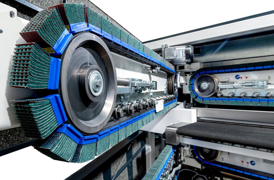 Grinding and deburring machines for efficient deburring and edge ...