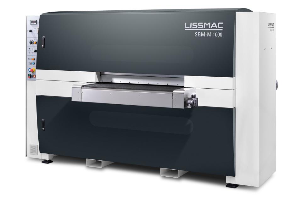 Deburring machine for two-sided processing of laser and punched parts