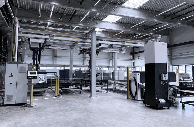 Automated knock-out of components from sheet metal blanks