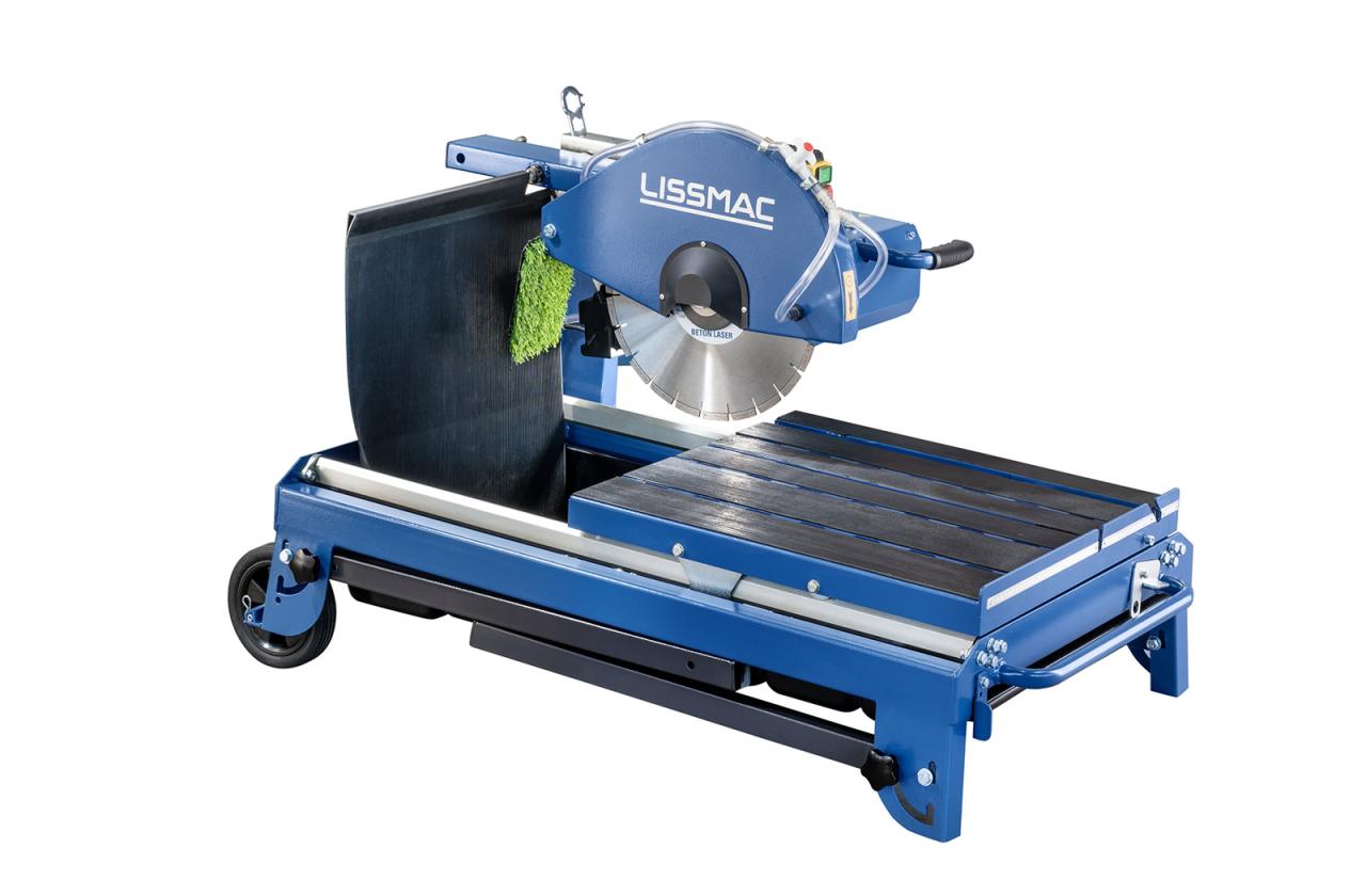 Stone saw for paving work and stone slabs